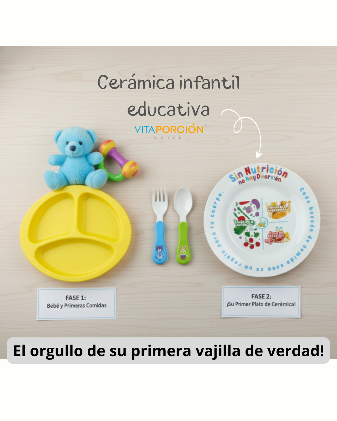 Pack Bariátrica y Familia Vita Porción™ | Platos para Control de Porciones